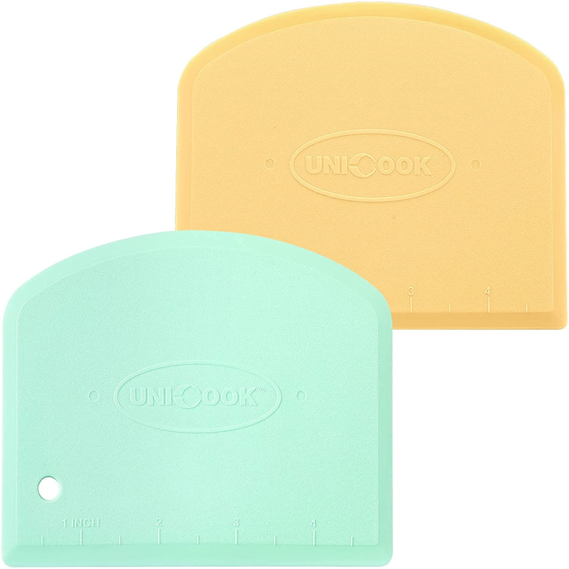 Unicook Flexible Dough Scraper 2 Pack - Unicook